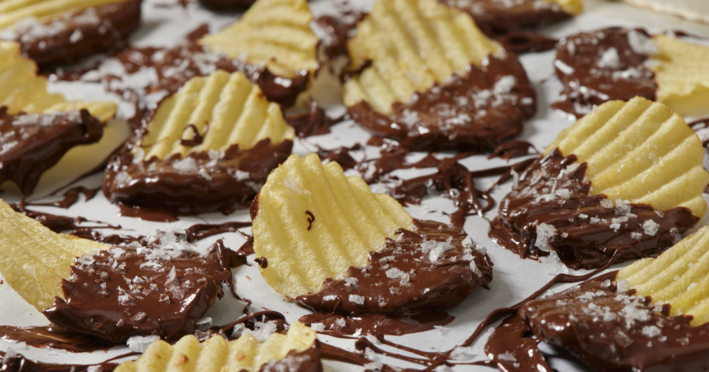 Chocolate Covered Potato Chips (19 Minutes + Cooling Time) Recipe
