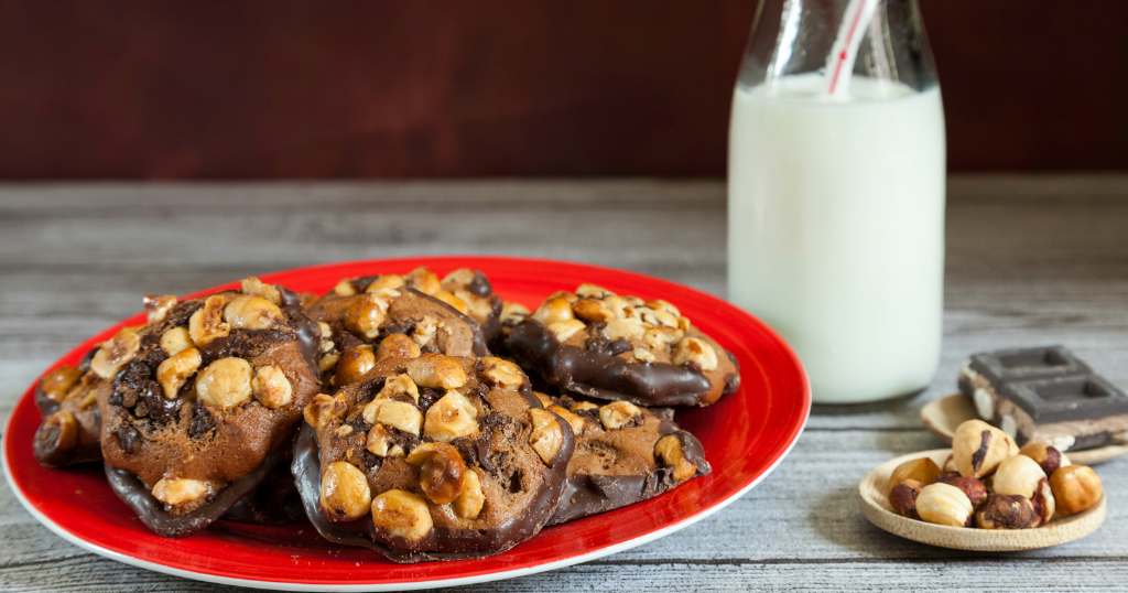 Triple Chocolate Hazelnut Cookies (1 Hr, 7 Mins) Recipe