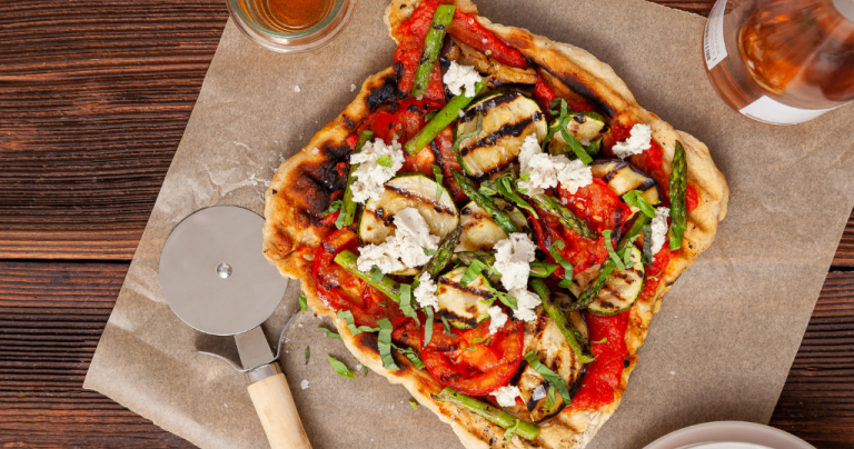 It's Impossible Not To Love This Fire Grilled Mediterranean Pizza Recipe